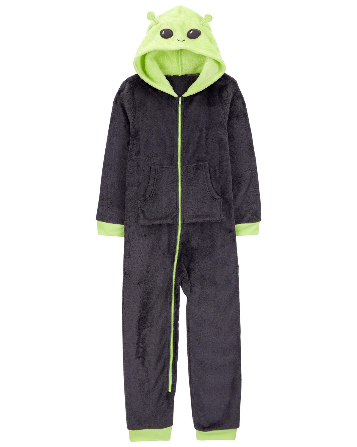 Kid 1-Piece Alien Fuzzy Fleece Costume Pajamas - Carter's | Carter's
