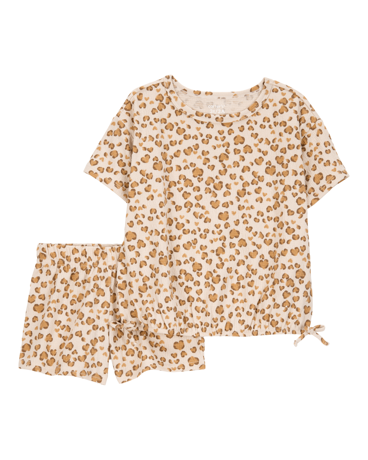 Baby 2-Piece Leopard Print Short Set - Brown - Carter's | Carter's
