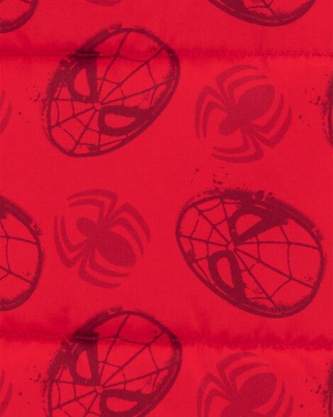 Kid Spider-Man Puffer Jacket - Red - Carter's | Carter's