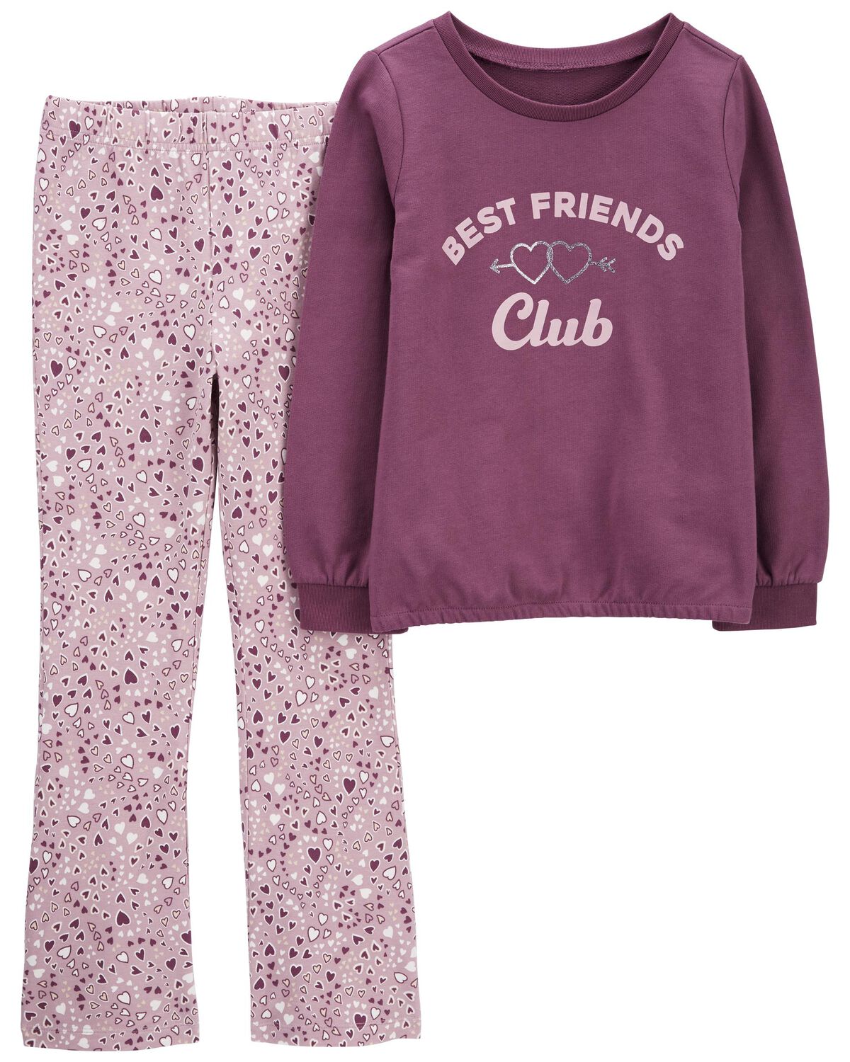 Kid 2-Piece Best Friends Club Top & Flare Legging Set - Carter's | Carter's