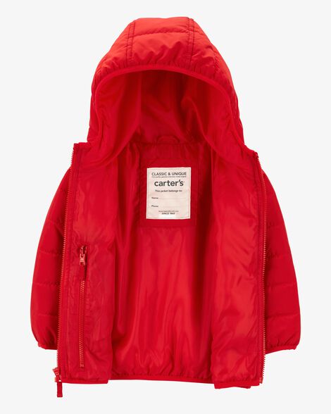 Toddler Packable Pocket Puffer - Carter's | Carter's