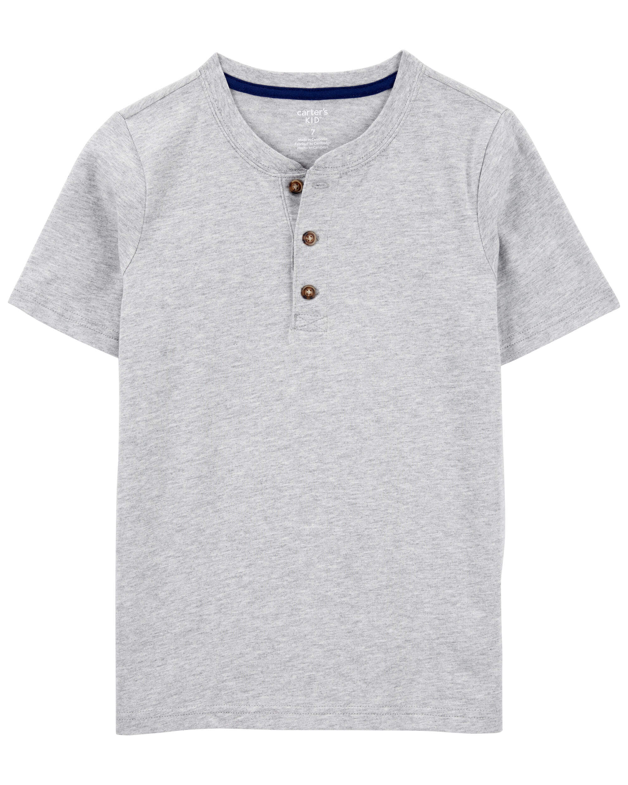 Kid Drop Needle Long-Sleeve Henley Tee - Carter's | Carter's Kid Drop Needle Long-Sleeve Henley Tee - Carter's | Carter's