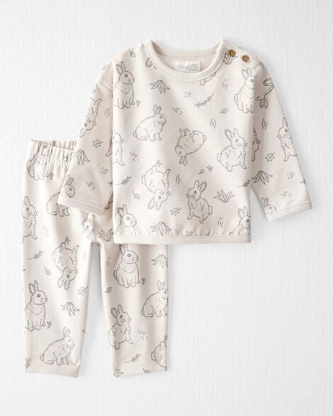 Baby 2-Piece Organic Cotton French Terry Set - Little Planet | Carter's