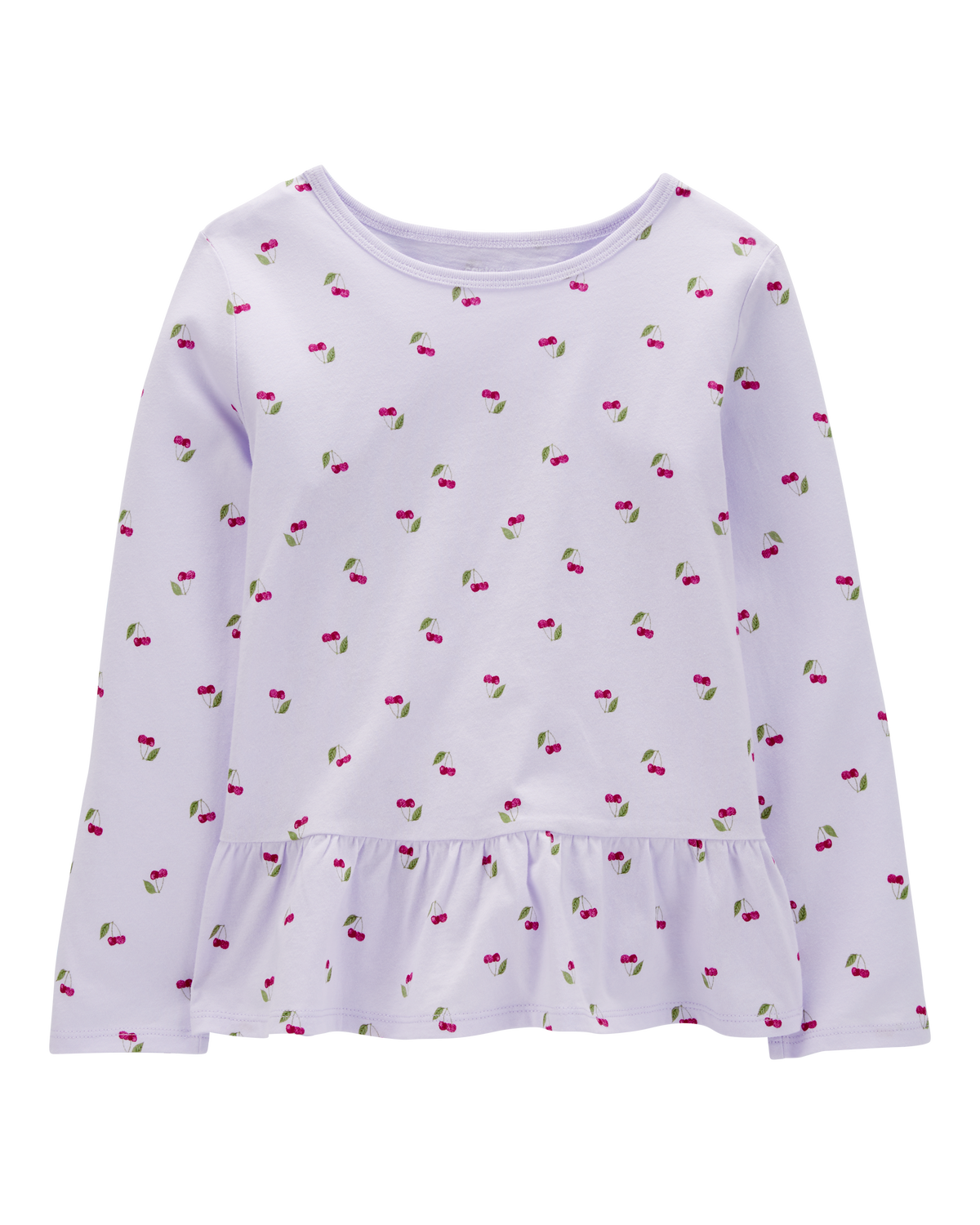 Kid Cherry Print Peplum Top - Carter's | Carter's