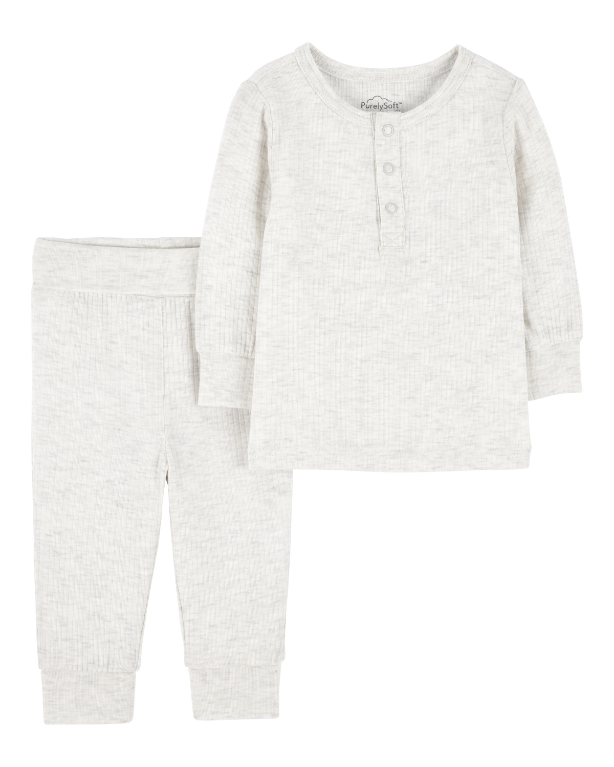 Baby 2-Piece PurelySoft Outfit Set - Grey - Carter's | Carter's