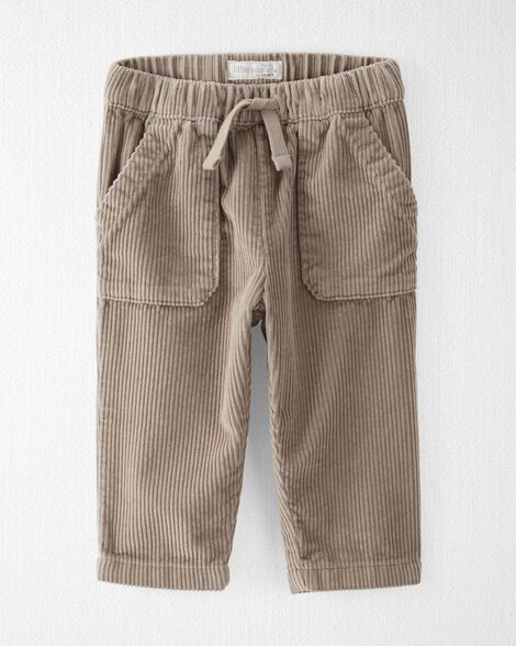 Baby Organic Cotton Corduroy Drawstring Pants - Little Planet | Carter's