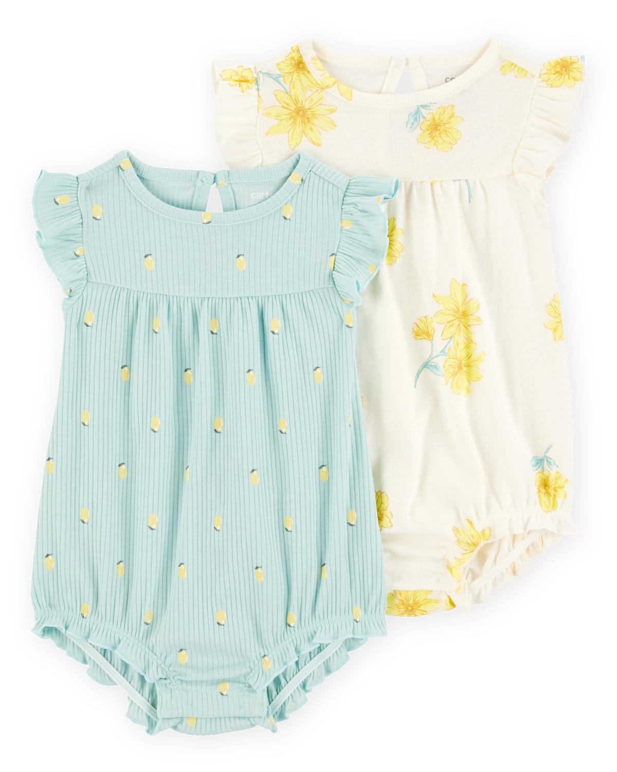 Baby 2-Pack Floral Rompers - Carter's | Carter's