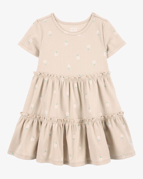 Toddler Floral Short-Sleeve Dress - Floral - Carter's | Carter's