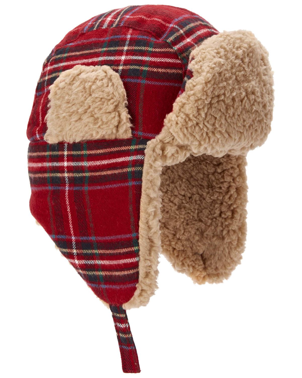 Kid Plaid Fuzzy Trapper Hat - Carter's | Carter's