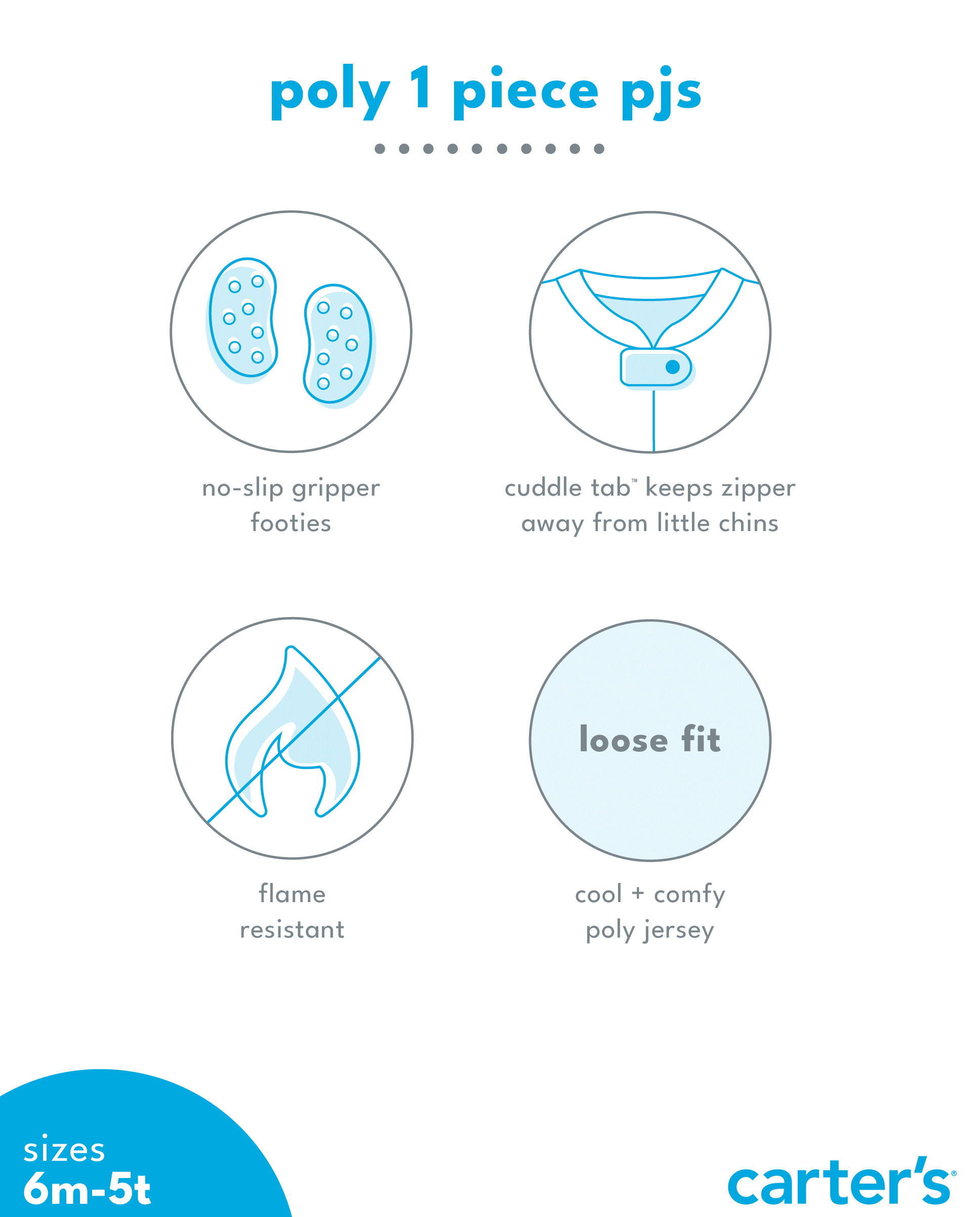 Baby 1-Piece Christmas Lights Velboa Footie Pajamas - Carter's | Carter's